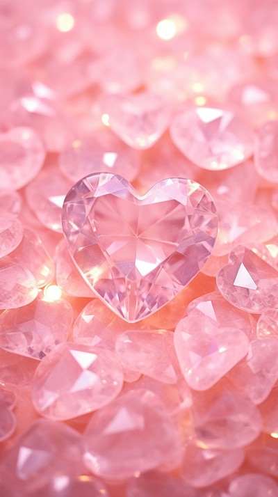 Heart shaped crystal gemstone mineral | Premium Photo Illustration ...