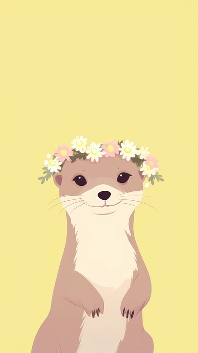 Weasel selfie cute wallpaper animal | Free Photo Illustration - rawpixel