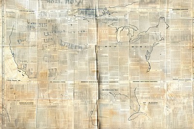 Usa map ephemera border backgrounds | Free Photo Illustration - rawpixel