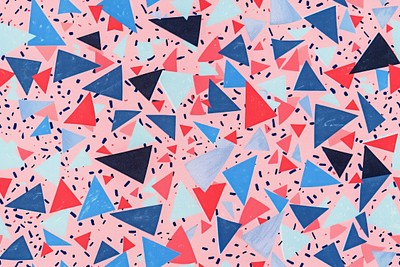 Memphis pattern background abstract pink | Free Photo Illustration ...