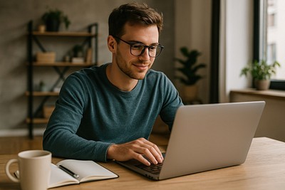 Man working on laptop | Free Photo - rawpixel