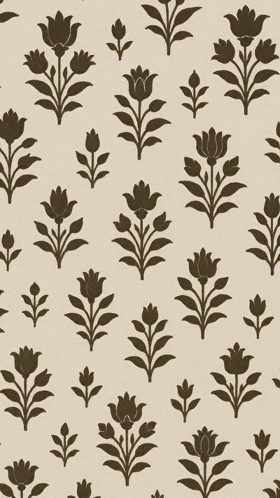 Elegant floral pattern wallpaper mobile | Free Photo Illustration - rawpixel