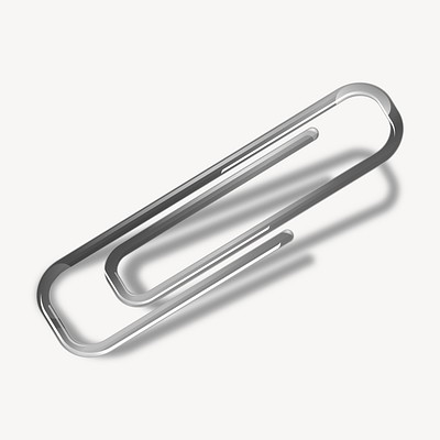 Paper clip png sticker, 3D | Free PNG - rawpixel