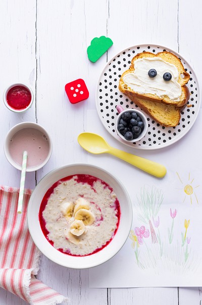 Cute kids breakfast, toast cream | Premium Photo - rawpixel