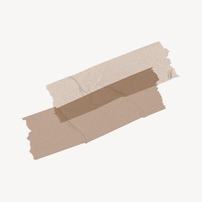 Brown washi png sticker, transparent | Premium PNG - rawpixel