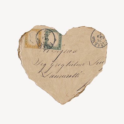 Heart ripped paper, love design | Photo - rawpixel