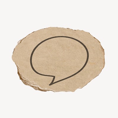 Speech bubble png sticker, ripped | Premium PNG - rawpixel