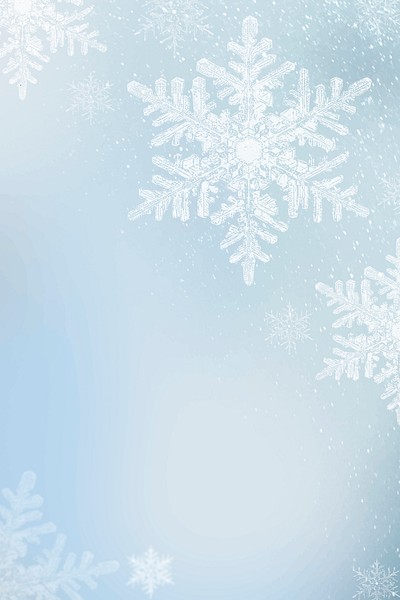 Snowflakes on blue winter background | Free Photo - rawpixel
