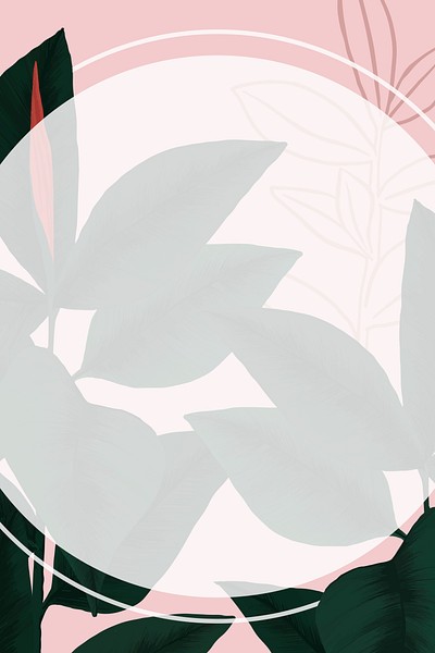 Frame psd rubber plant tropical | Free PSD - rawpixel