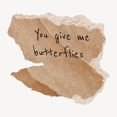 Torn paper template editable quote | Premium PSD - rawpixel