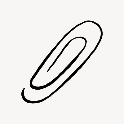 Cute clip doodle, drawing illustration, | Free Photo - rawpixel