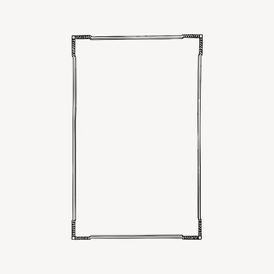 Basic frame png sticker illustration, | Free PNG - rawpixel