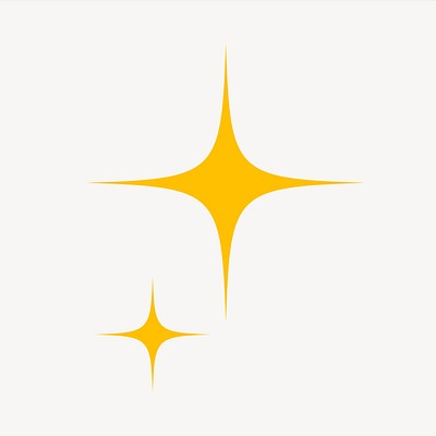 Yellow bling png sticker, transparent | Free PNG - rawpixel