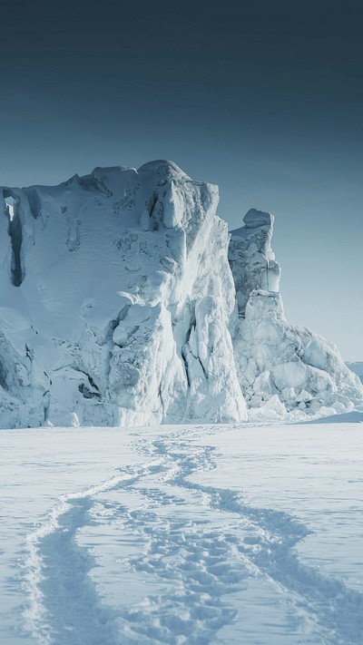 Nature mobile wallpaper background, snowy | Premium Photo - rawpixel