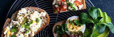 Fresh homemade open faced sandwich | Premium Photo - rawpixel