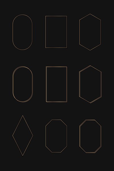 Collection various frames template vector | Premium Vector - rawpixel