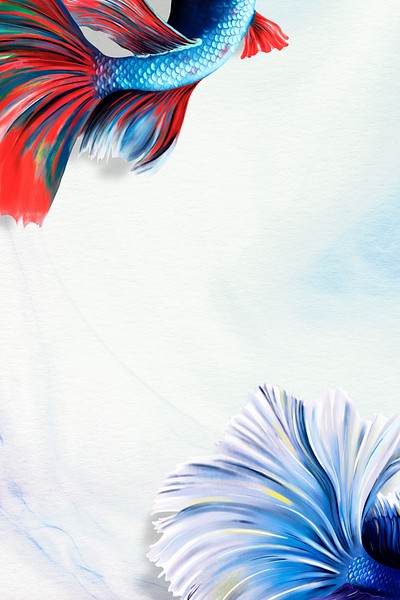 Betta fish tail background design | Premium PSD - rawpixel