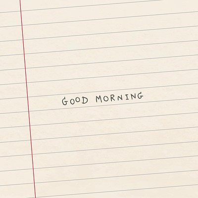 Stylish good morning word lined | Premium Vector - rawpixel
