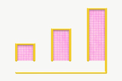 Pink bar chart vector business | Premium Vector - rawpixel