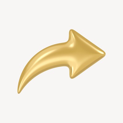 Gold arrow png icon sticker, | Premium Icons - rawpixel