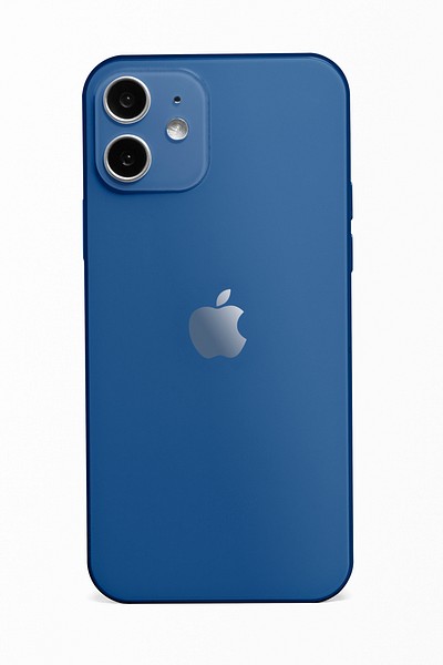Blue Apple iPhone 12 psd | Premium PSD - rawpixel