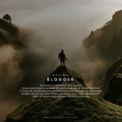 Travel blog banner template vector | Premium Vector Template - rawpixel