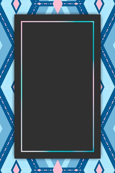 Bright blue geometric seamless patterned | Premium Vector - rawpixel