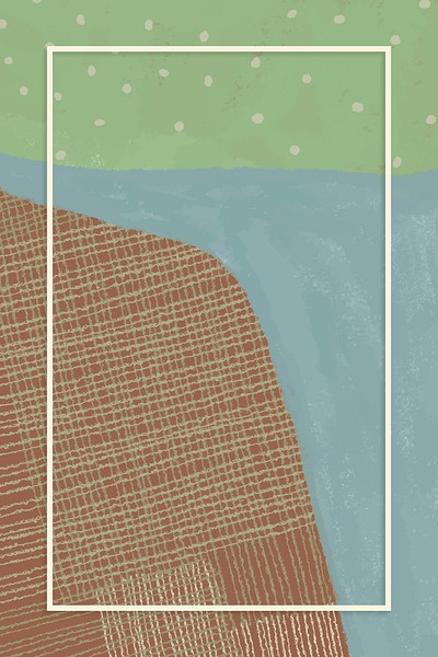 Rectangle frame abstract landscape background | Premium Vector - rawpixel