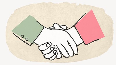 Business handshake, ripped paper collage | Premium Photo - rawpixel