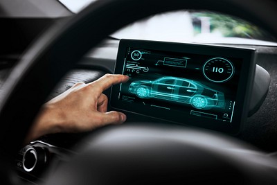 Cab river using touch navigation | Premium Photo - rawpixel