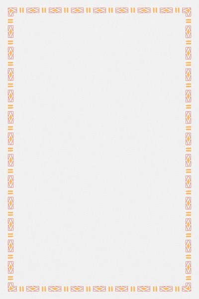 Orange ethnic frame element gray | Premium PSD - rawpixel