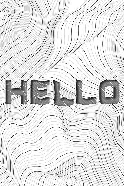 Dark gray hello word typography | Free Photo - rawpixel