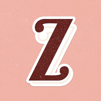 Letter Z font printable z | Premium PSD - rawpixel