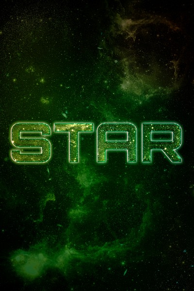 STAR word typography green text | Free Photo - rawpixel