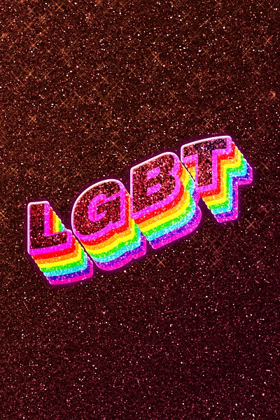 LGBT text 3d vintage word | Free Photo - rawpixel