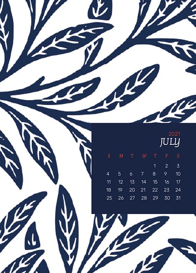 Calendar 2021 Jul editable template | Premium PSD - rawpixel