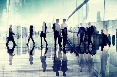 Business People Talking Commuter Rush | Free Photo - rawpixel