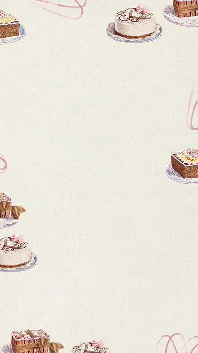 Hand drawn cakes frame design | Premium Photo - rawpixel
