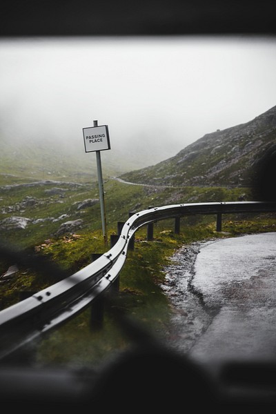 Passing place sign rural road | Premium Photo - rawpixel