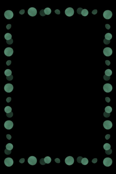 Dark green dotted frame design | Premium PSD - rawpixel