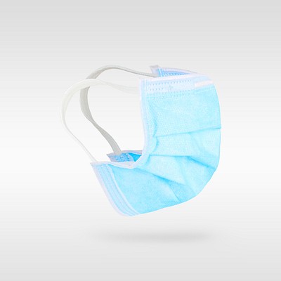 Blue disposable surgical face mask | Premium PNG Sticker - rawpixel