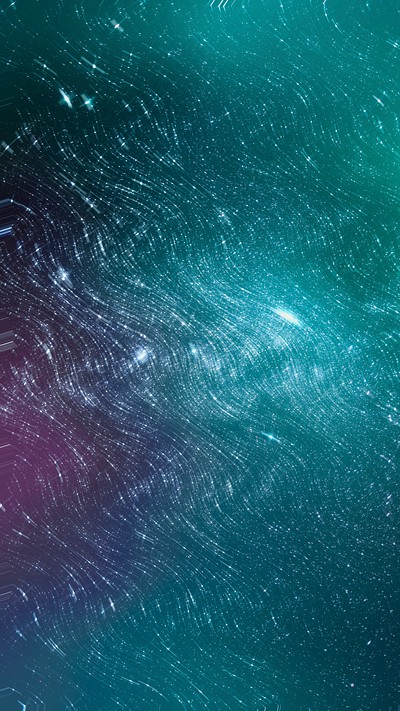 Teal green galaxy mobile wallpaper | Free Photo - rawpixel