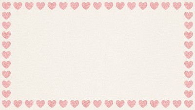 Shimmering pink heart frame design | Premium PNG - rawpixel