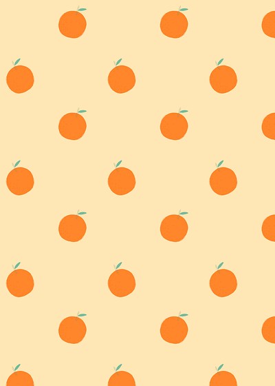 Png hand drawn orange pattern | Premium PNG - rawpixel