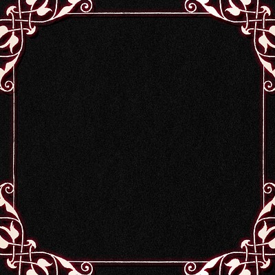Pink filigree frame border png | Premium PNG - rawpixel