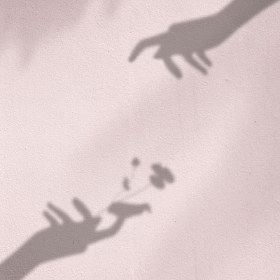 Background psd flower hand shadow | Premium PSD - rawpixel