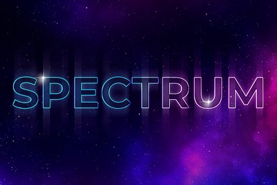 Spectrum text effect psd editable | Premium PSD Add-on - rawpixel