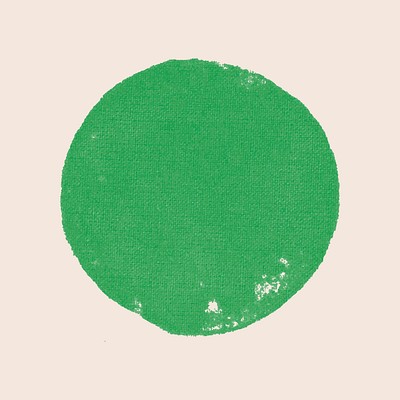 Green round block print png | Premium PNG Sticker - rawpixel