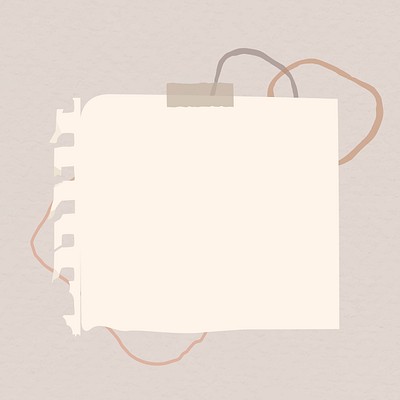 Digital note png beige note | Premium PNG Sticker - rawpixel
