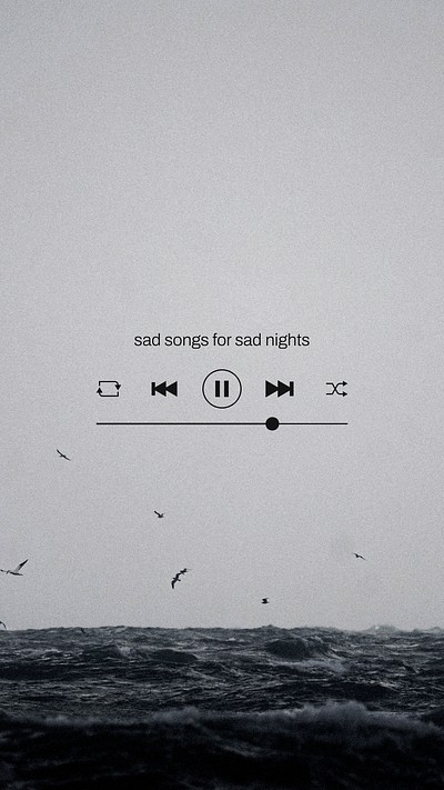 Sad music Facebook story template, | Premium Vector Template - rawpixel